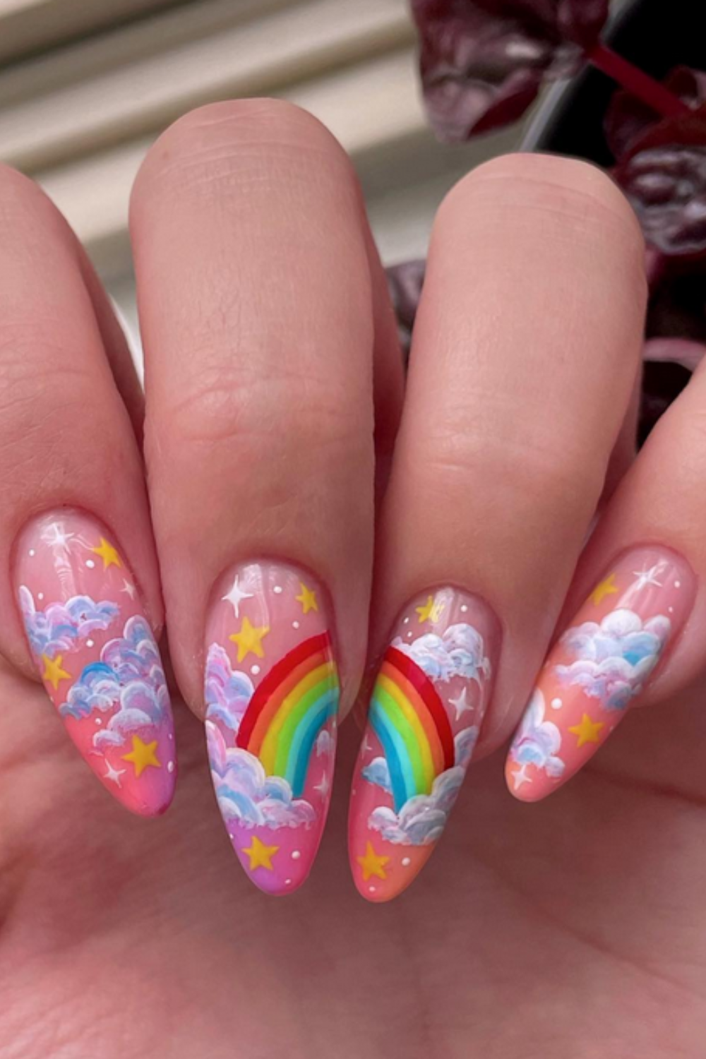30 Rainbow nail designs for a bright manicure idea - The Beauty Pursuit