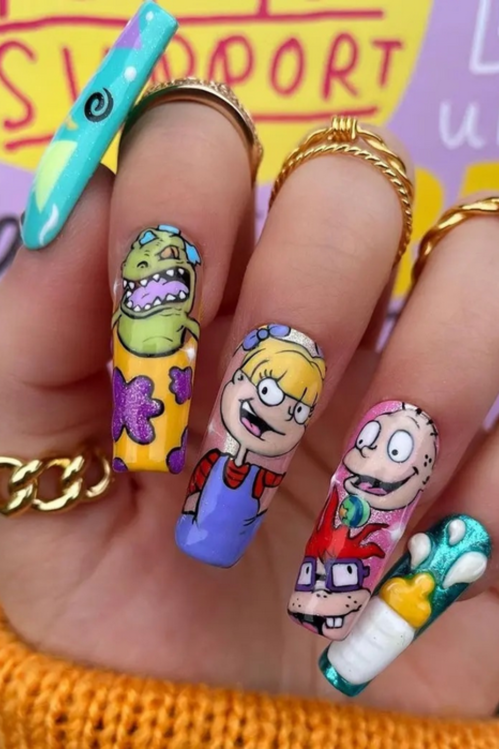 40 Rugrats nails every Millennial kid will love - The Beauty Pursuit